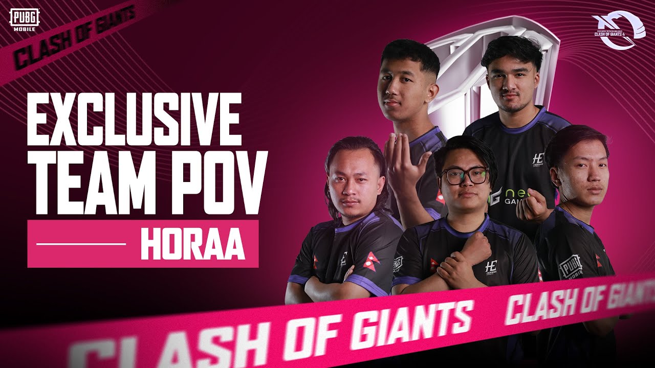 PUBG MOBILE CLASH OF GIANTS S4- TEAM EXCLUSIVE POV- HORAA ESPORTS # ...