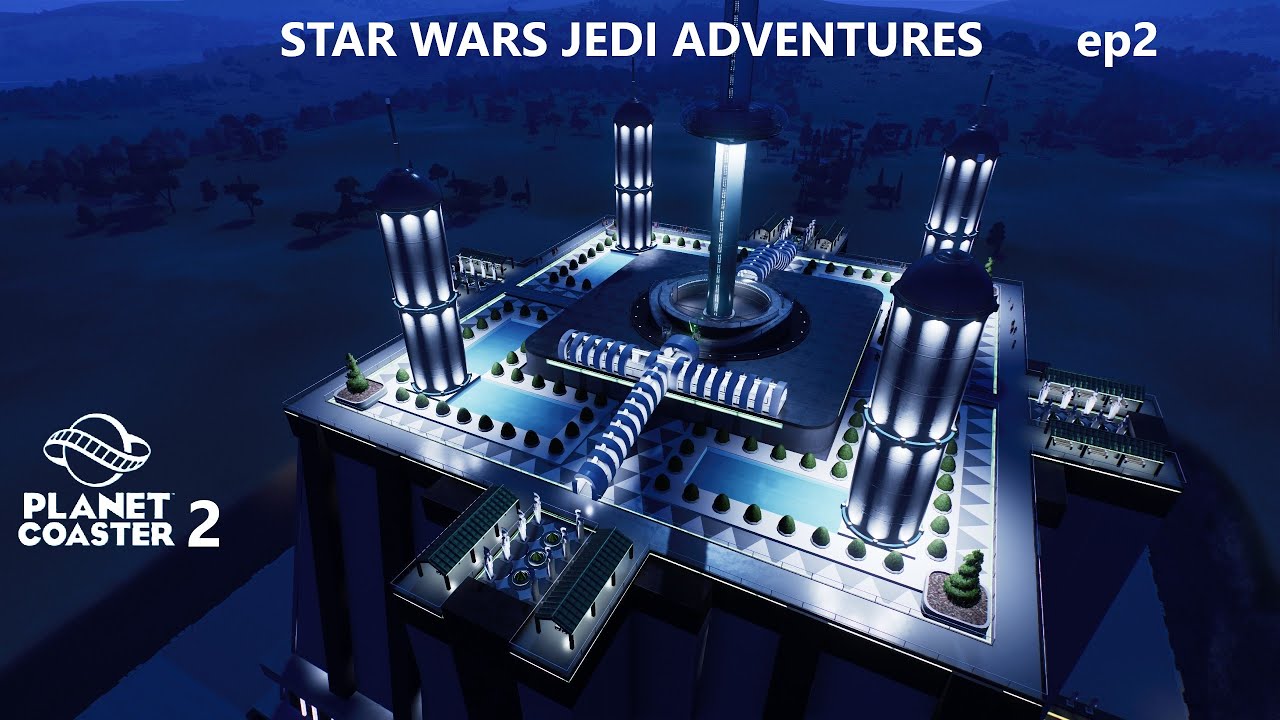 Star Wars Jedi Adventures Planet Coaster 2 ep2 "Roof work required ...