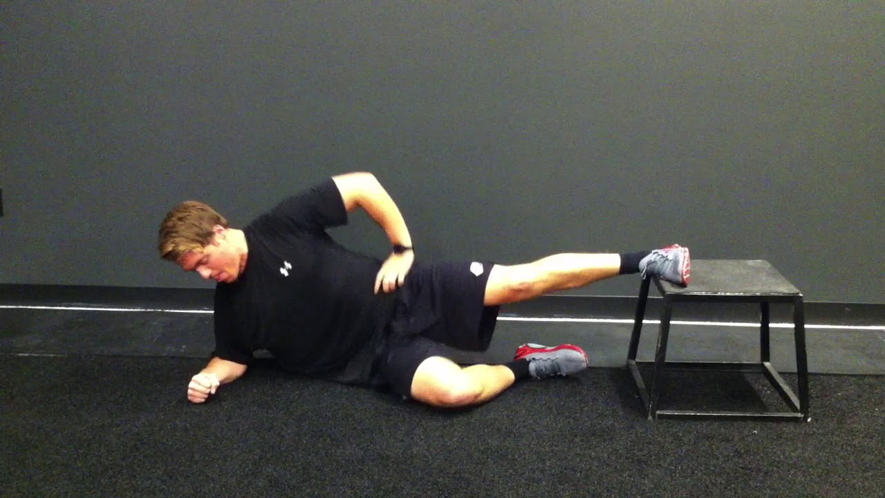 Copenhagen Adductor Side Plank Raise - YouTube