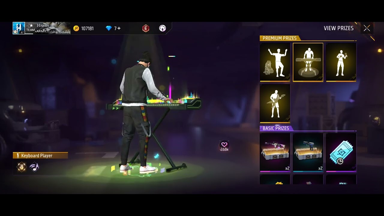 New Band Emote in Freefire 😃😍 - YouTube