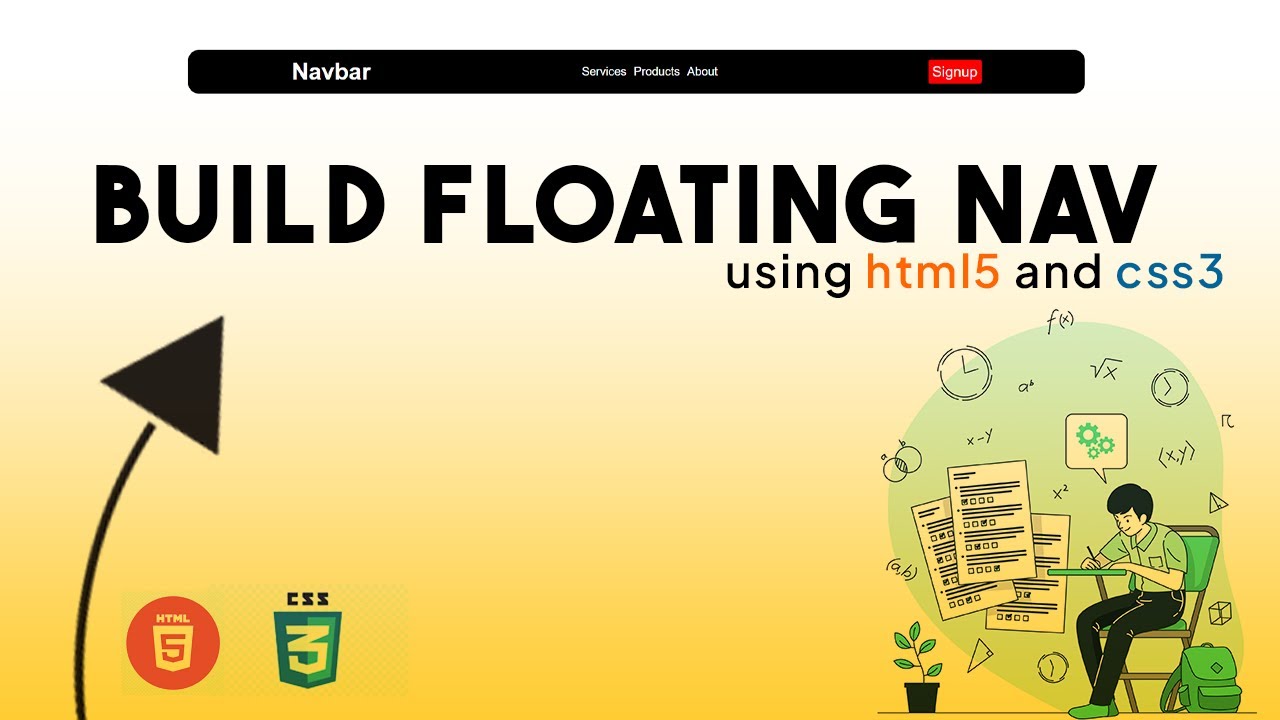 How To Build A Floating Navigation Bar With Html And Css Step By Step 3796