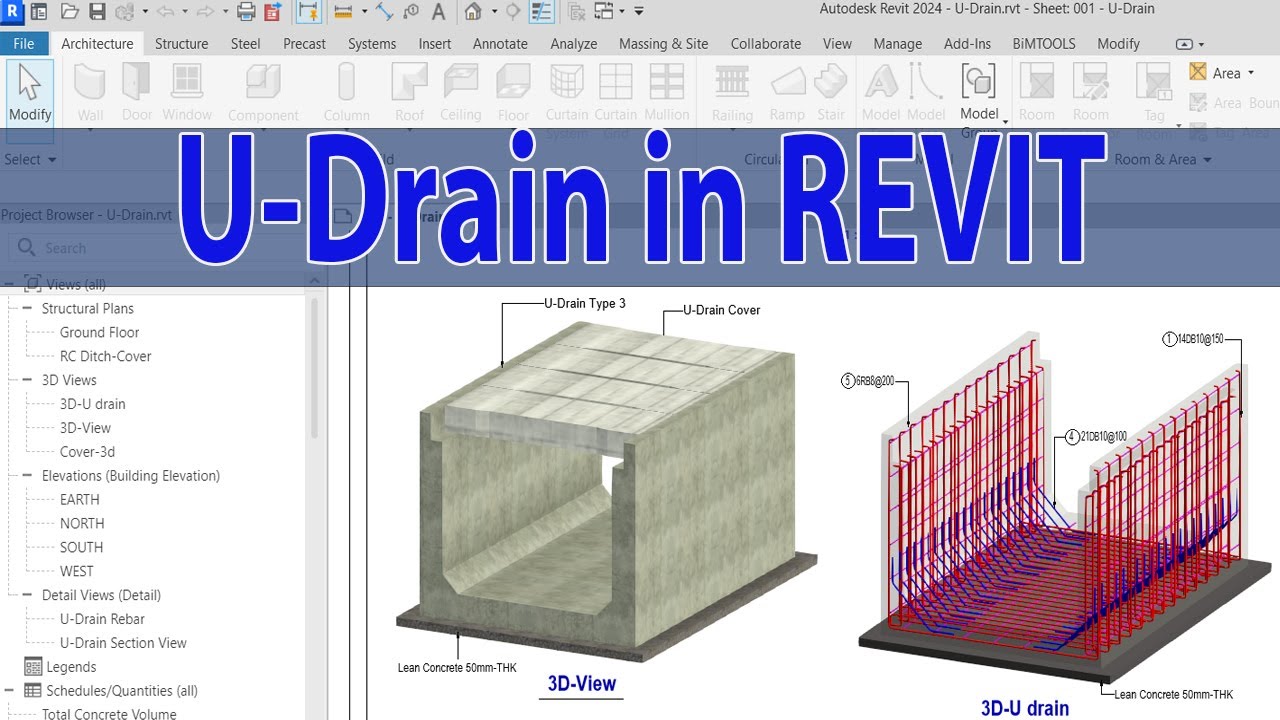 U-Drain Detailing in REVIT | Part 2 - YouTube