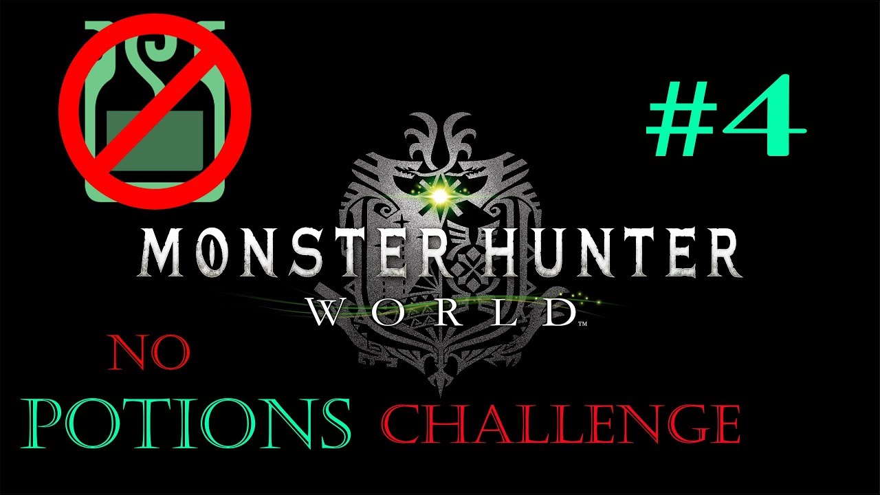 Monster Hunter World No Potion Challenge: Part 4 Paolomu - YouTube