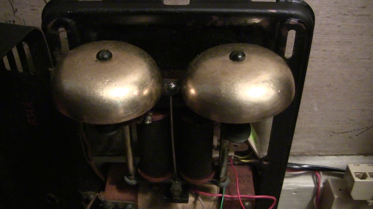 1934 model 634 Ringer box in use with 202 phone - YouTube