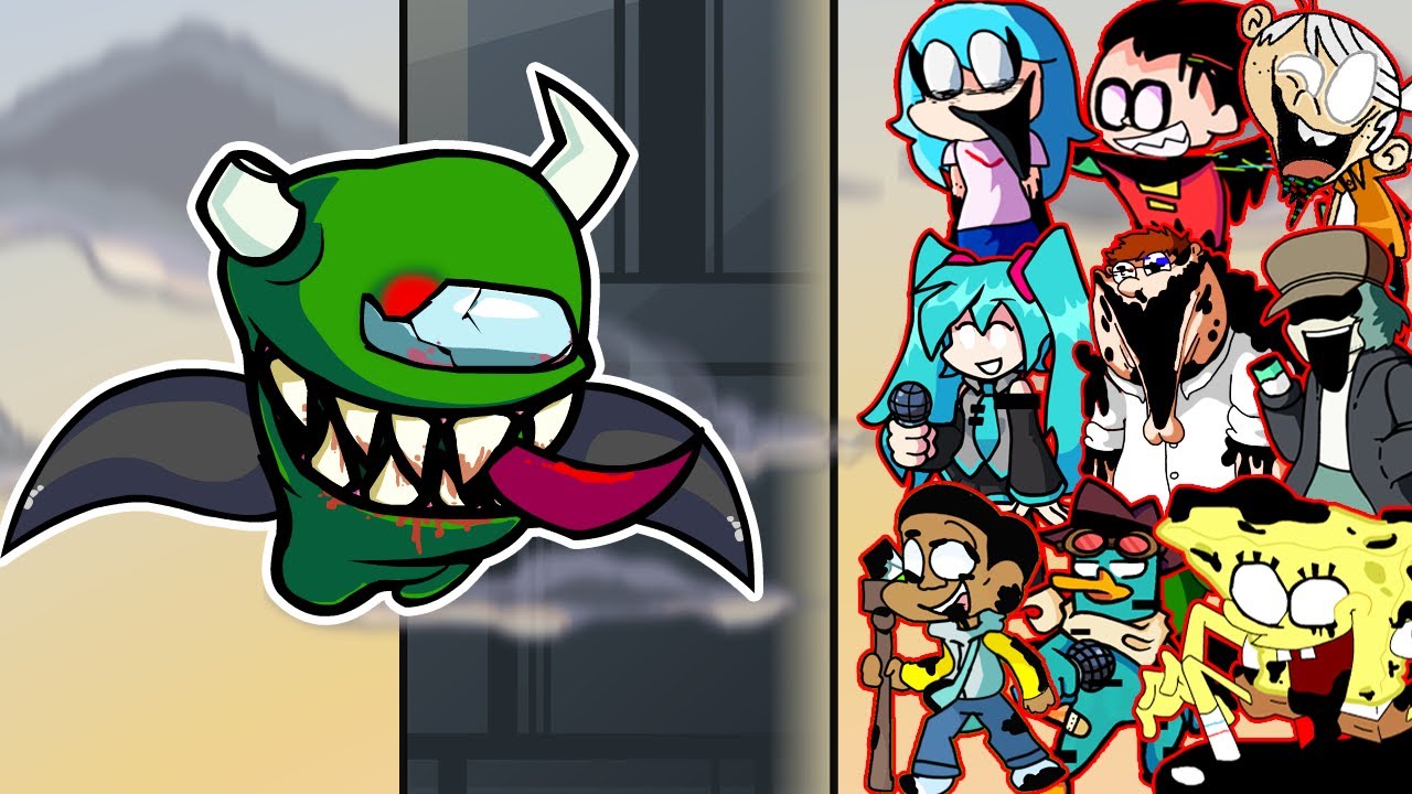 FNF - Ejected (V2) But All Pibby Characters Sings It 🎤 (Every Turn a ...