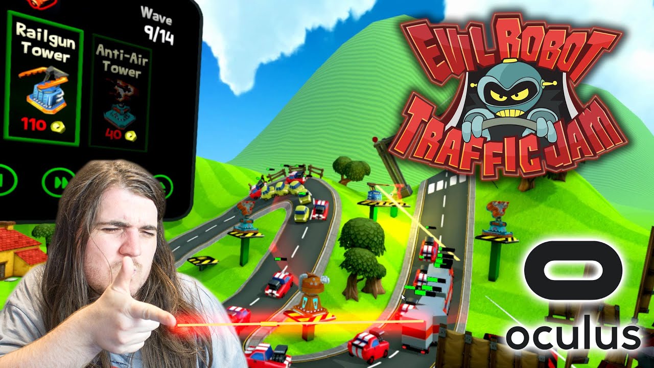 Flying Tractors Big Problem | Evil Robot Traffic Jam HD | Part 2 | Oculus Rift - YouTube