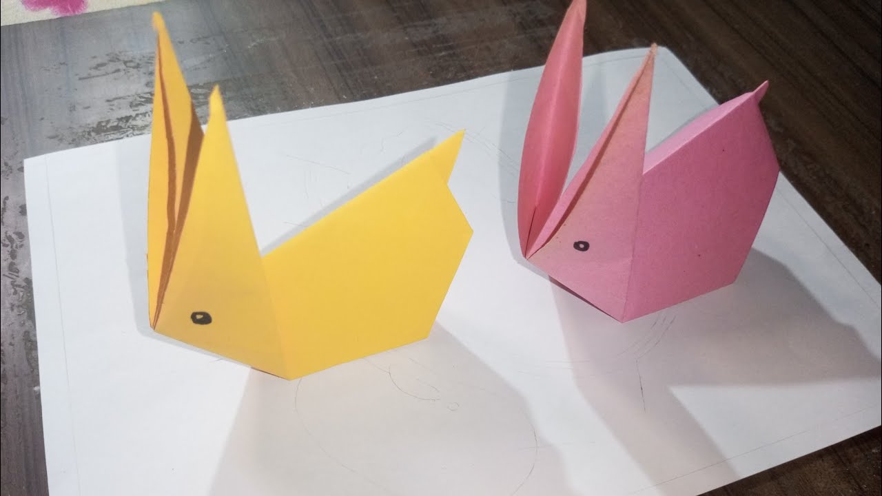 Diy Origami Rabbit | How To Make Paper Rabbit | Paper Craft Idea - YouTube