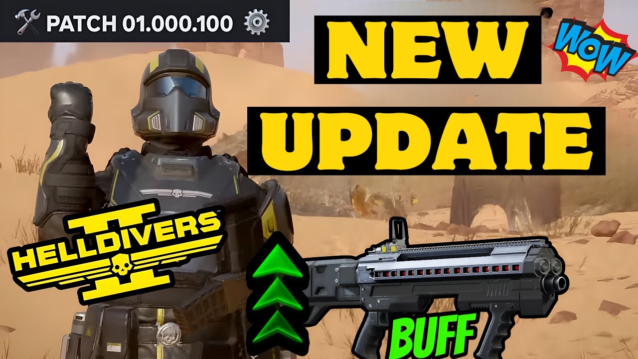 Helldivers 2 New Update : A Lot Of Changes! (Patch 01.000.100) - YouTube