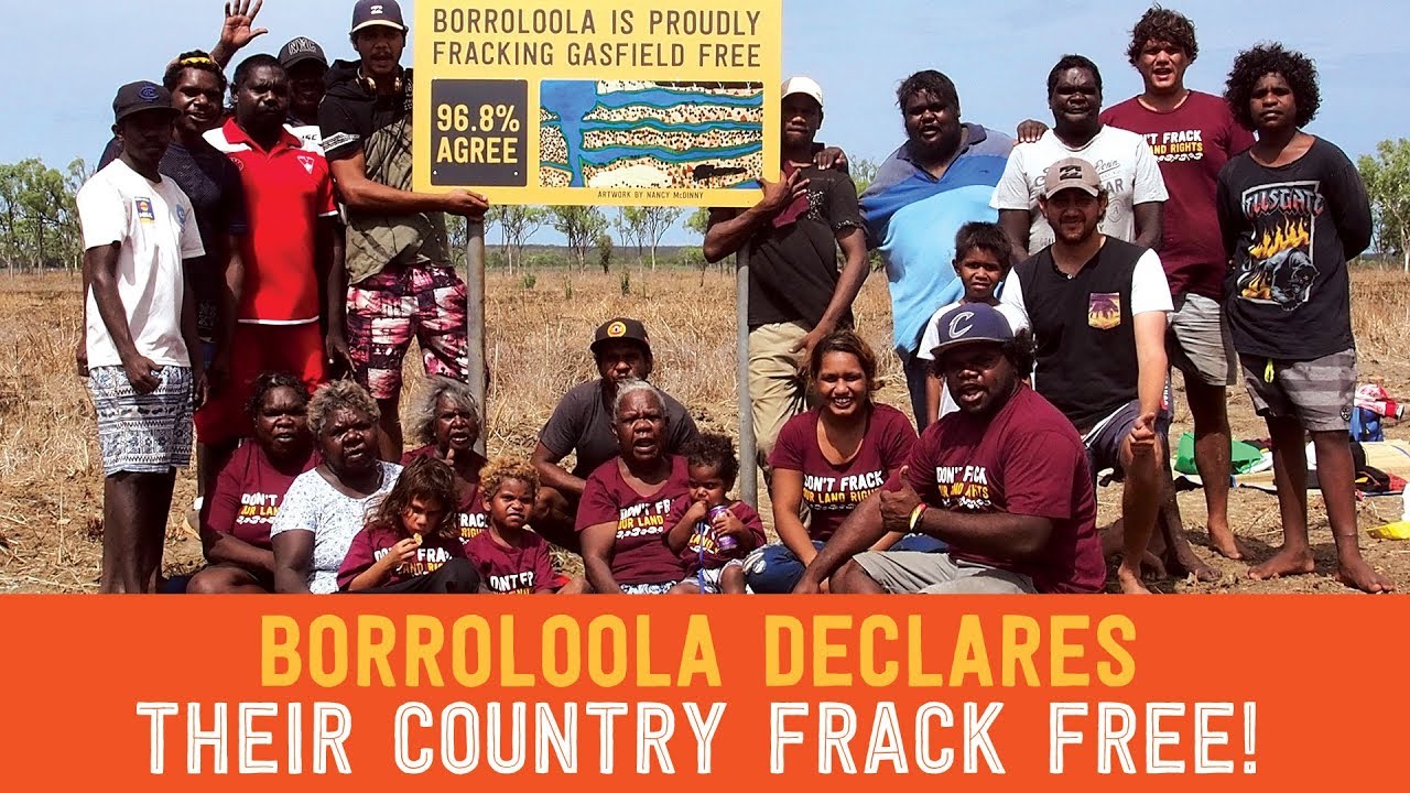 Borroloola NT declares their country frack free! - YouTube