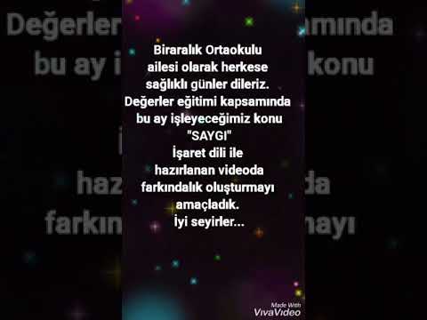 Biraralık Ortaokulu Değerler Eğitimi   \
