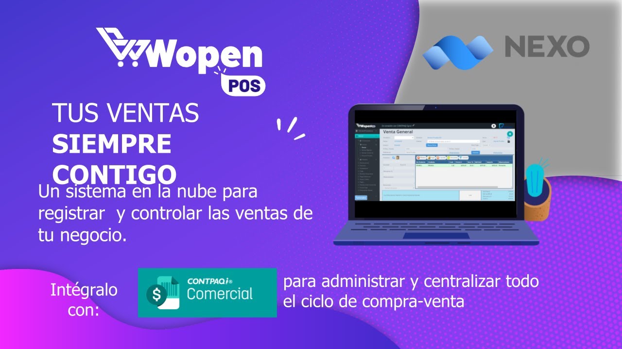 CONTPAQi® Wopen POS|Nexo Soluciones - YouTube