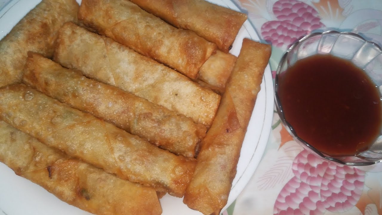 Ramzan special spring rolls recipe | chicken veg rolls | spring rolls ...