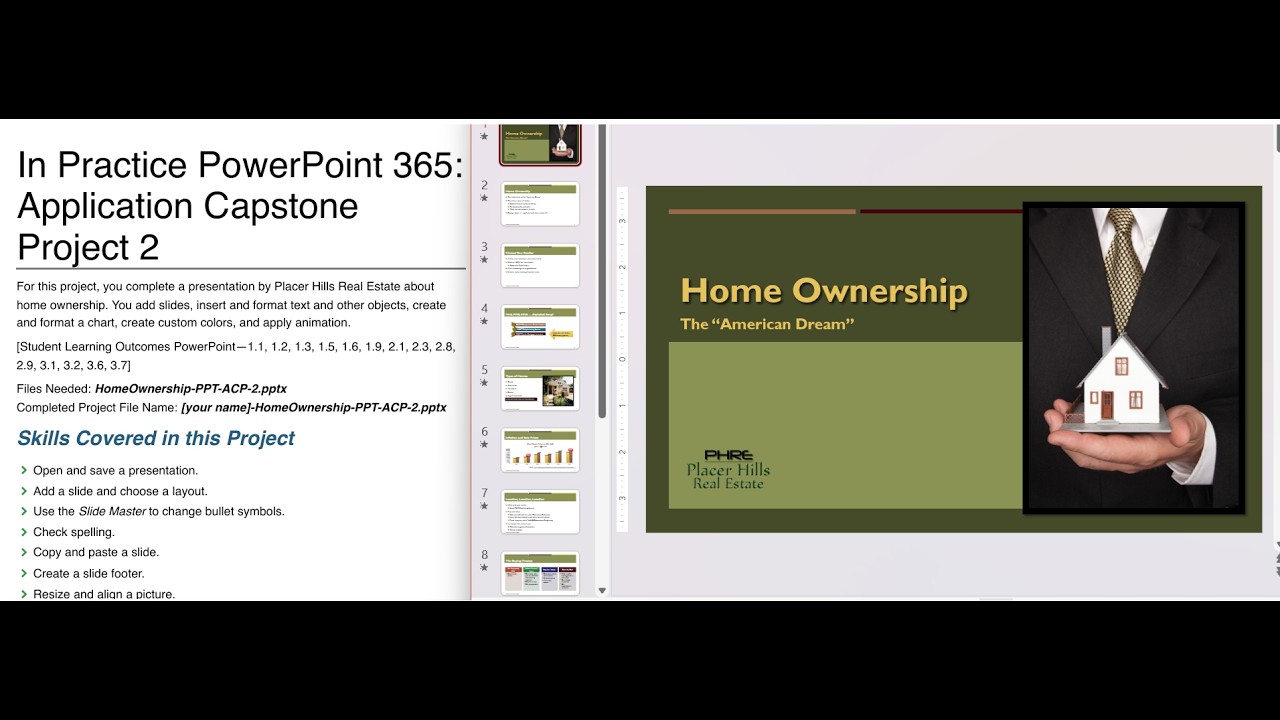 In Practice PowerPoint 365: Application Capstone Project 2 Level 2 ...