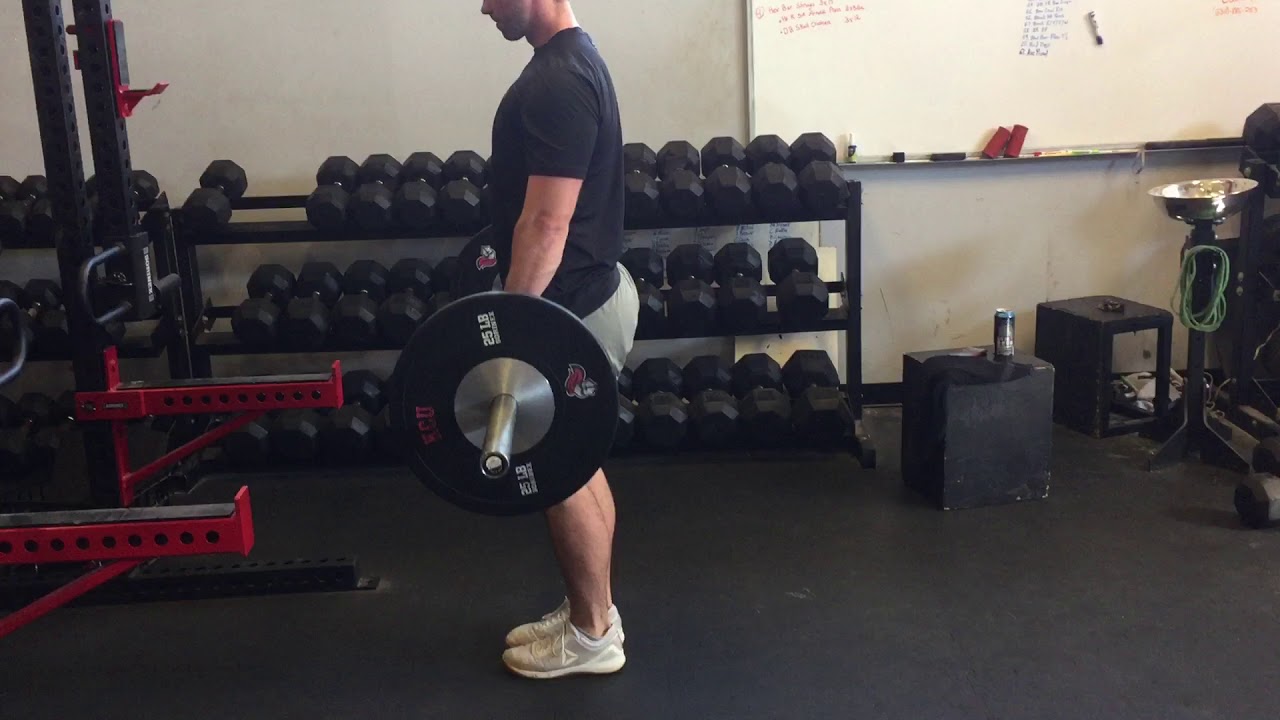 Barbell Single Leg RDL - YouTube