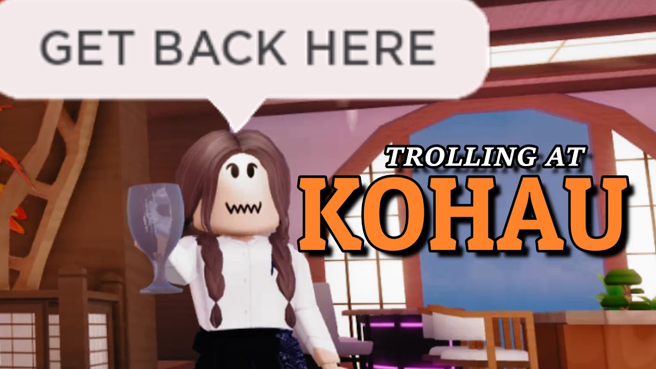 PLAYING HIDE AND SEEK WITH KOHAU SERVERS | Trolling at Kohau Restaurant ...
