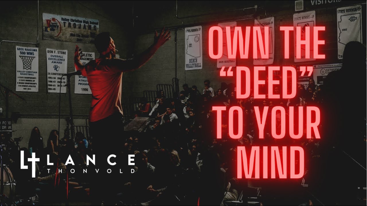 Top Assembly Speaker For Students | “Own The DEED To Your Mind” | Lance ...