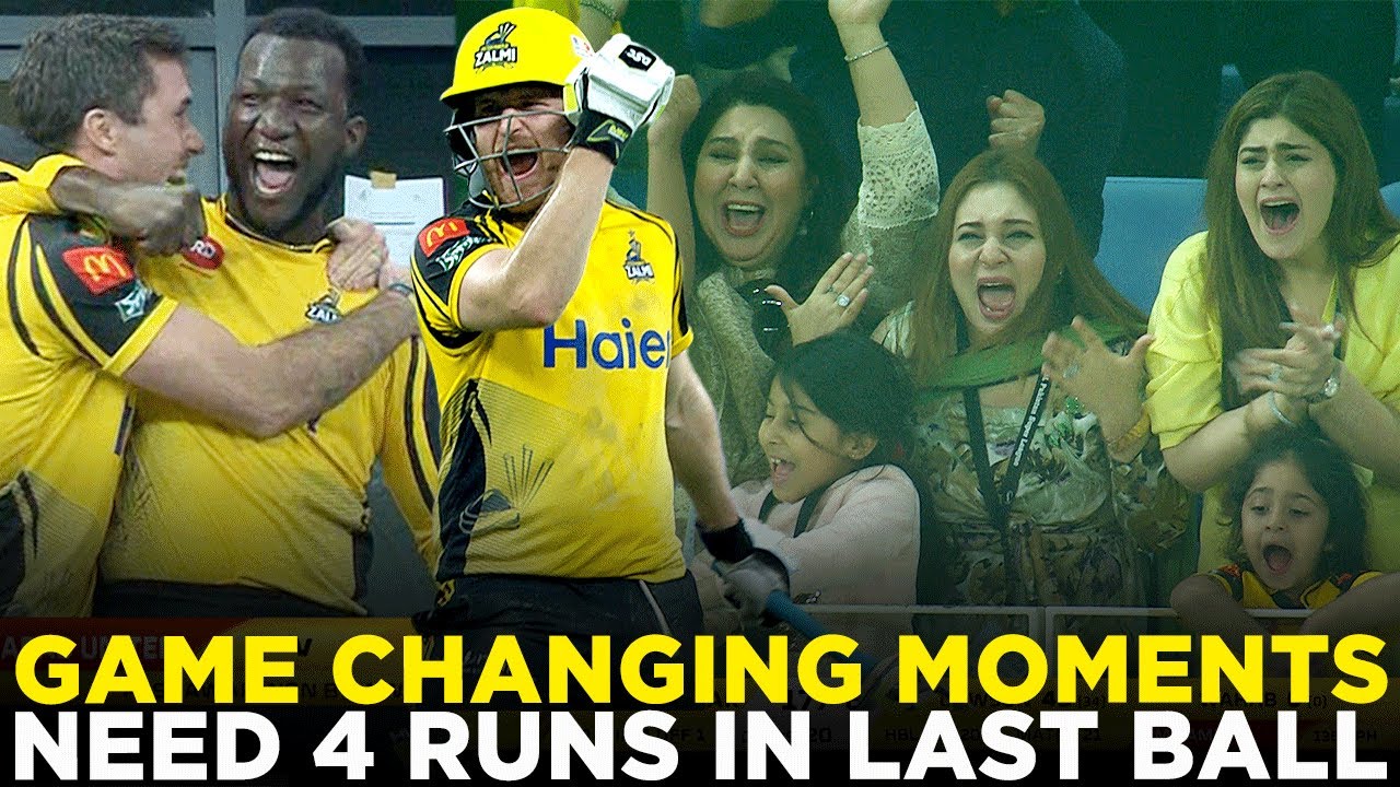 Game Changing Moments | Need 4️⃣ Runs in Last Ball | Peshawar vs ...