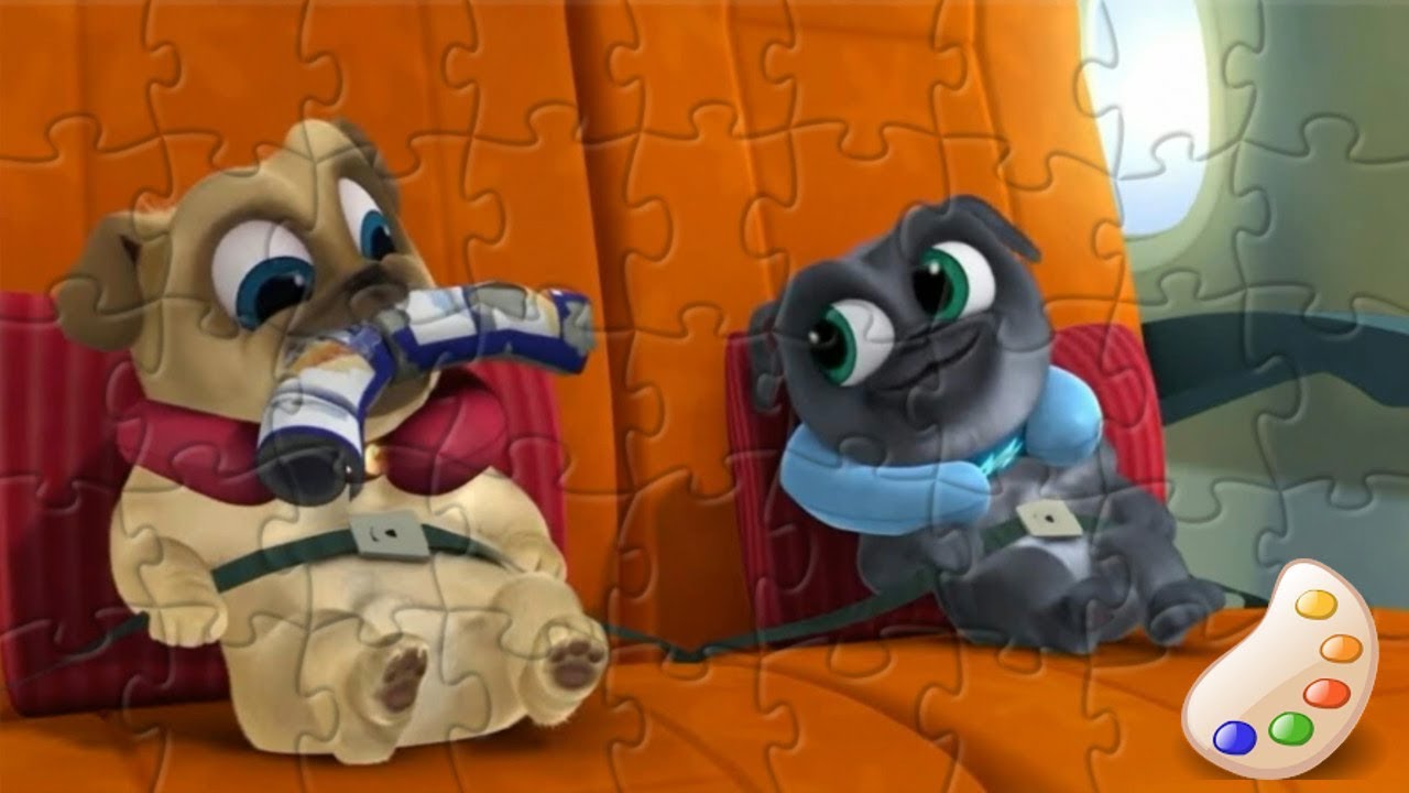 Puppy Dog Pals Bingo & Rolly Fun Kids Puzzle Game Activity - YouTube