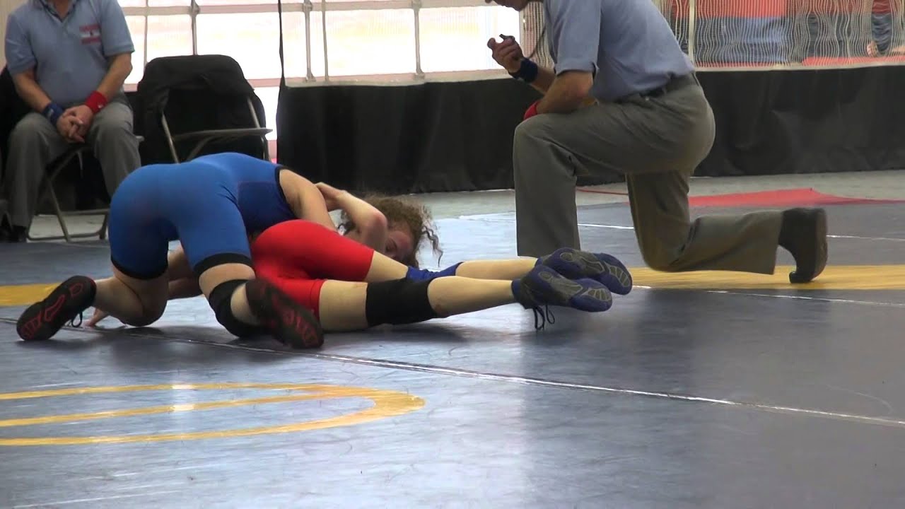 20140405102442 CDN NAT JUV FW 46kg Alyssa Kroeker OSWC vs Alex Schell Smithers - YouTube