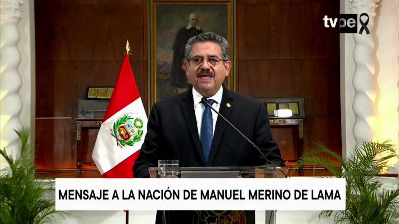 Crisis en Perú | MENSAJE ÍNTEGRO a la nación del presidente peruano ...