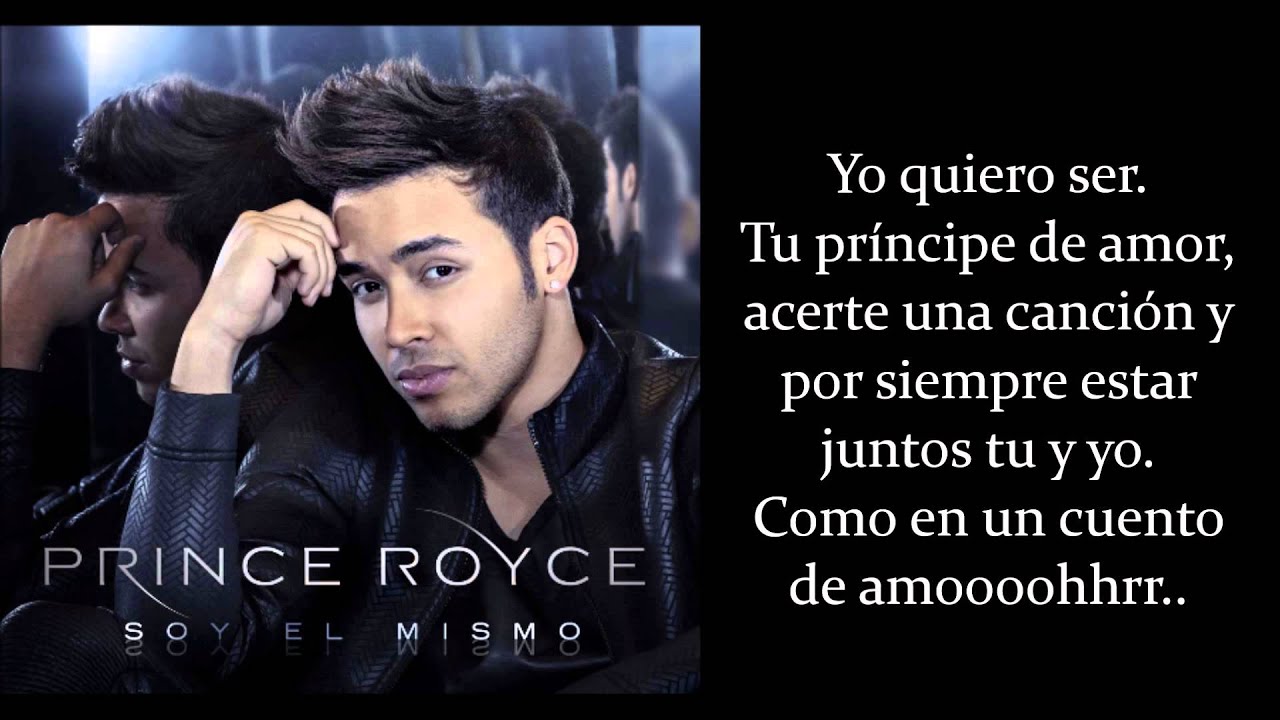 Prince Royce Tu Principe letra - YouTube