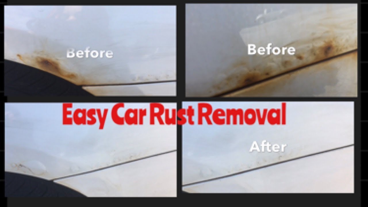 Easy Car Rust Removal - YouTube