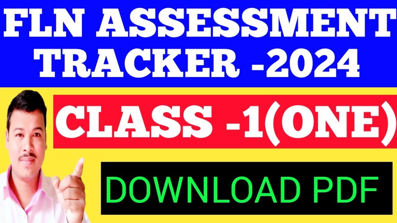 Class -1 FLN Assessment Tracker In 2024 PDF Download//FLN ASSESSMENT ...