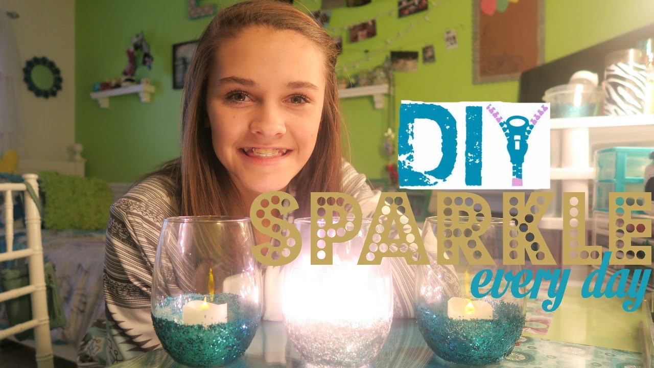 SPARKLY ROOM DECOR DIY! | Emma Marie's World - YouTube