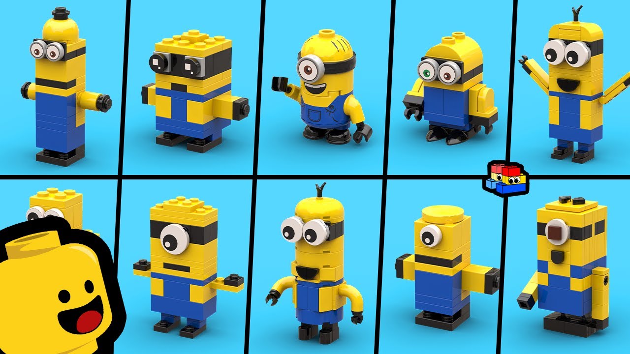 How to Build LEGO Minions (10 New Ways) - YouTube