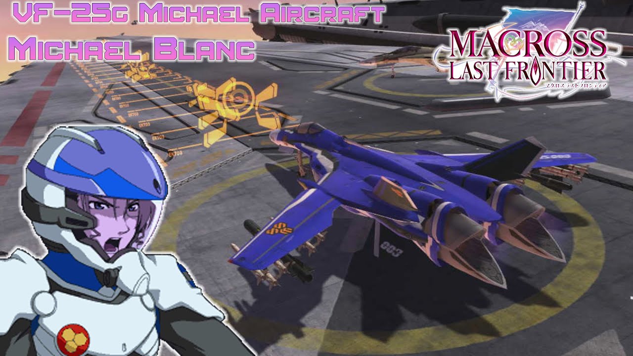 Michael Blanc VF-25G (Aircraft) Gameplay: Macross Last Frontier PS3 - YouTube