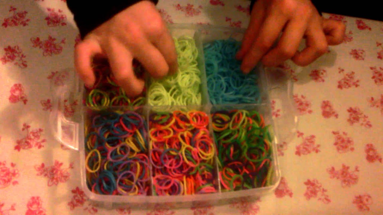Loom band boxes - YouTube