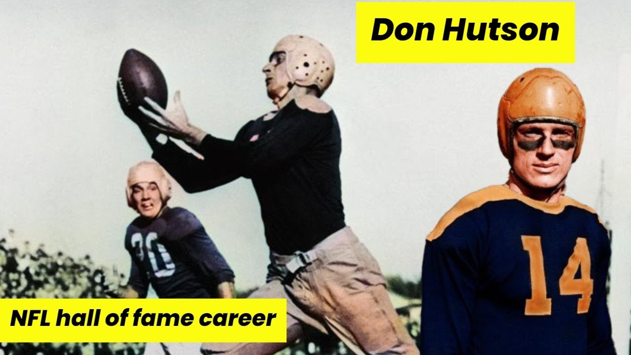 Don Hutson INCREDIBLE NFL Hall of Fame Career Highlights! - YouTube