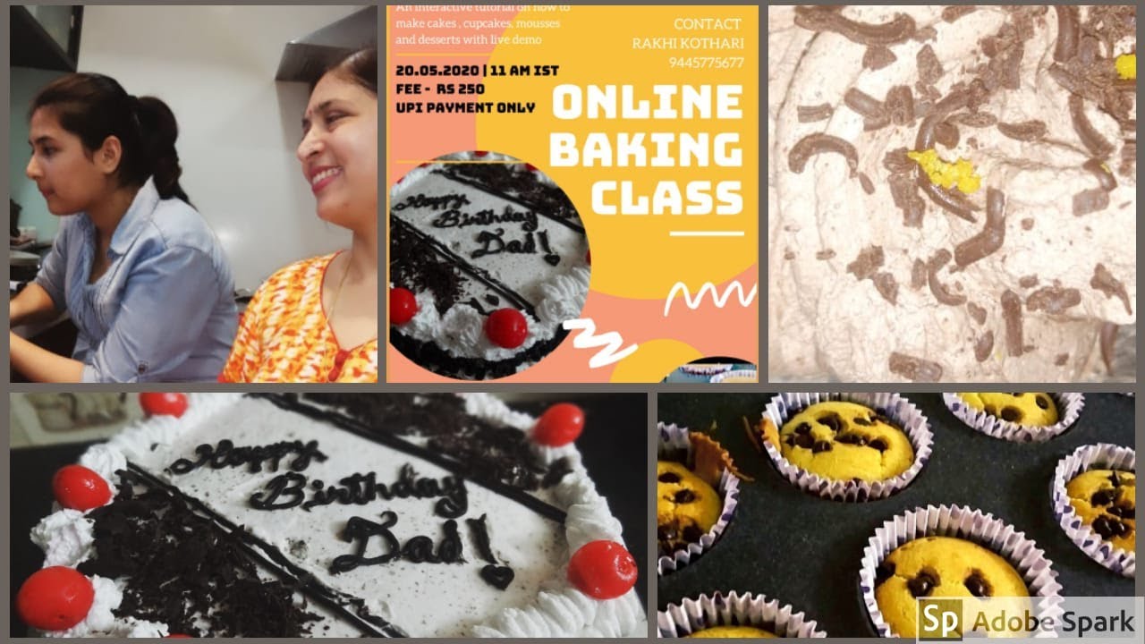 Our first ever Online Baking Class - Four baking recipes in English ...