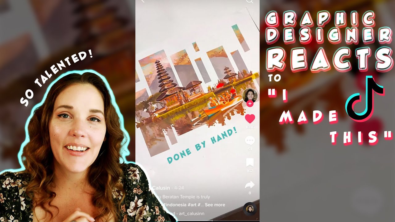Reacting to "I Made This" on TikTok | Graphic Designer Reacts - YouTube