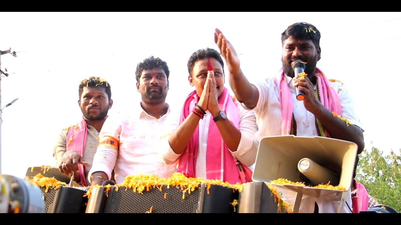 Folk Singer Sai Chand Songs at Nagarjuna Sagar By-Election Campaign ...
