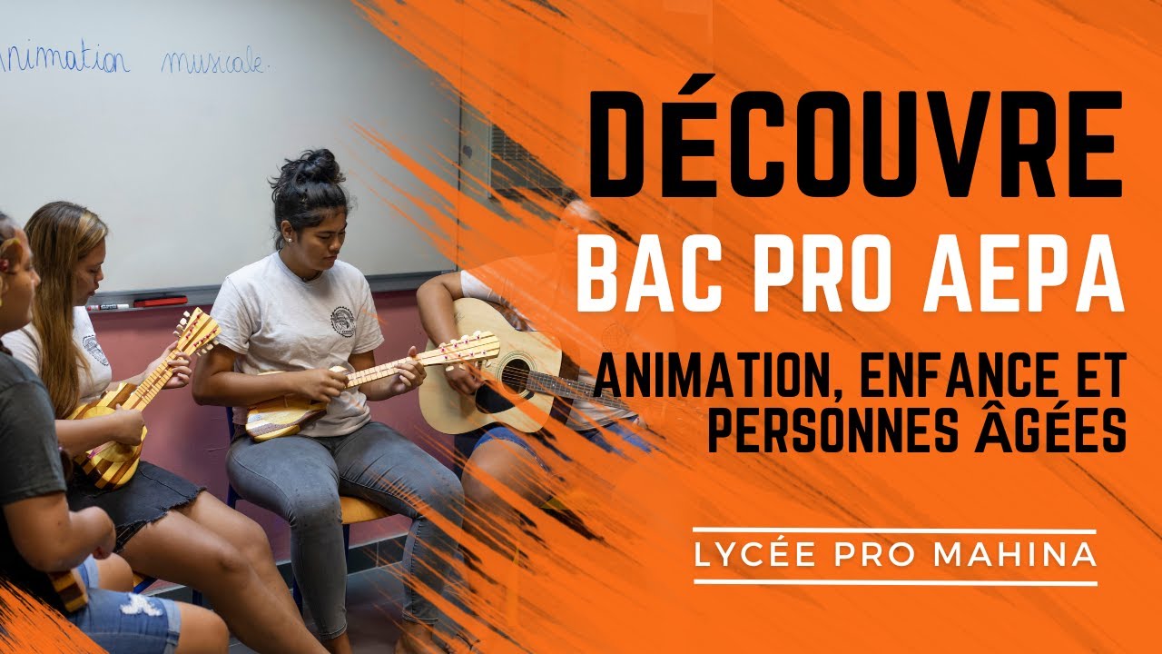 Bac Pro AEPA - Animation enfance et personnes âgées - YouTube