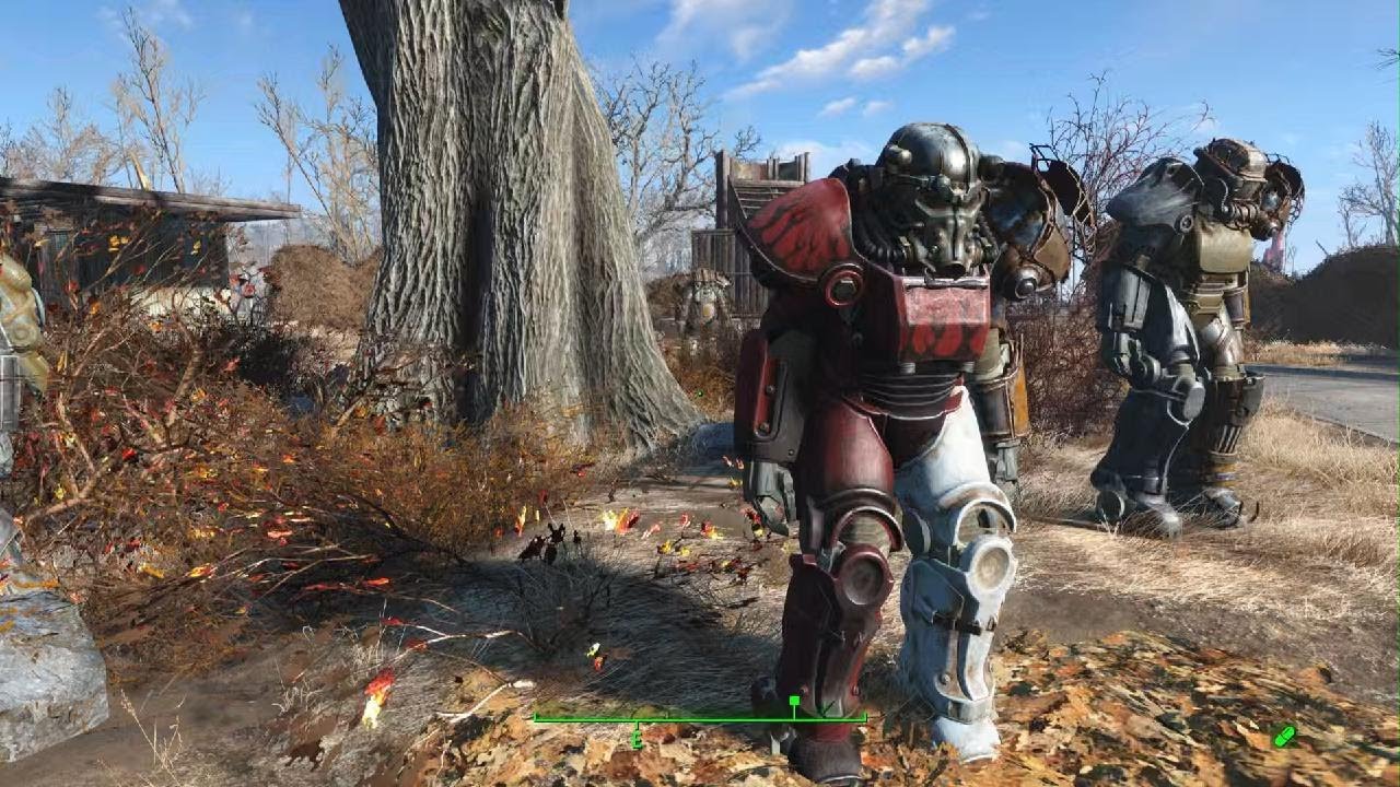 Fallout 4 just a collection of power suits - YouTube
