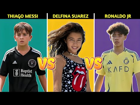 Comparison: Thiago Messi vs Delfina Suarez vs Ronaldo Jr.