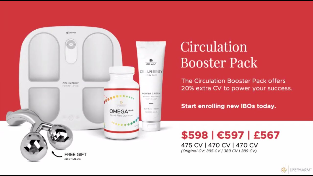 Circulation Booster Pack From Life Pharm Regeneration Wellness Company ...