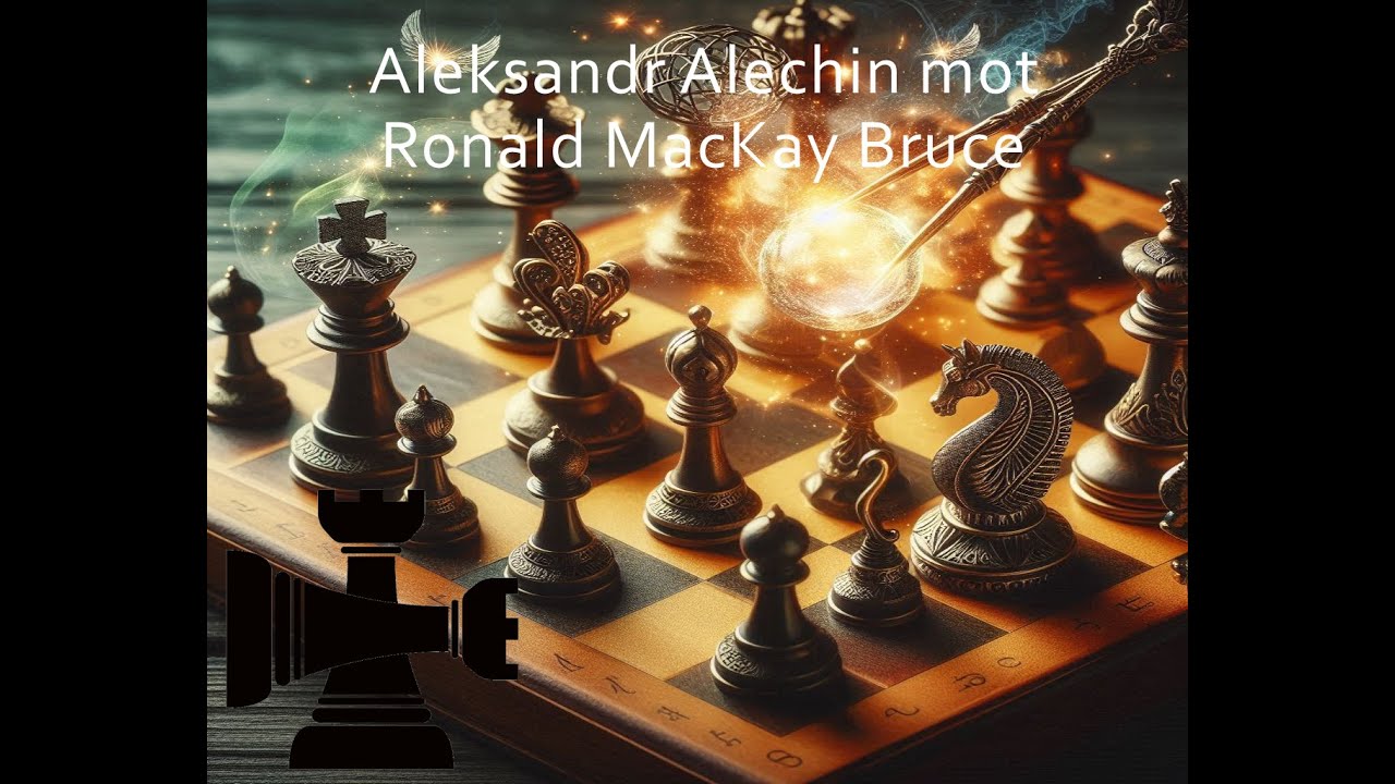Schack Alexander Alechin mot Ronald MacKay Bruce | Plymouth 1938 - YouTube