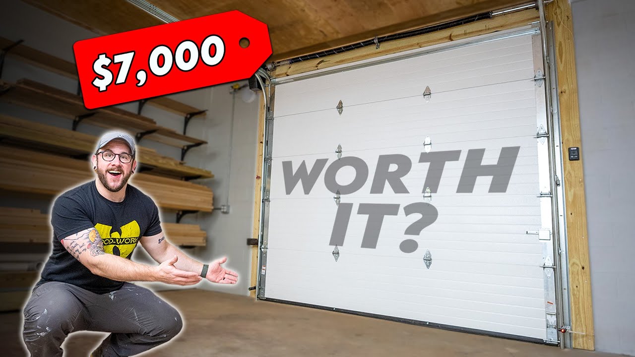 Installing $7,000 garage doors at the shop. Worth it? | WORKSHOP ...