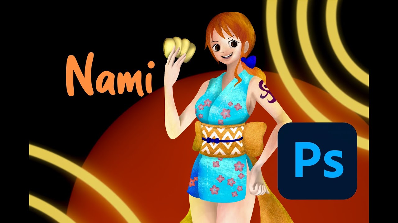 Realistic Nami Editing using Photoshop - YouTube