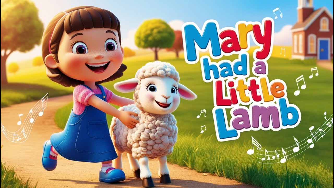Mary Had a Little Lamb - Classic Nursery Rhyme for Kids | learn kario G ...