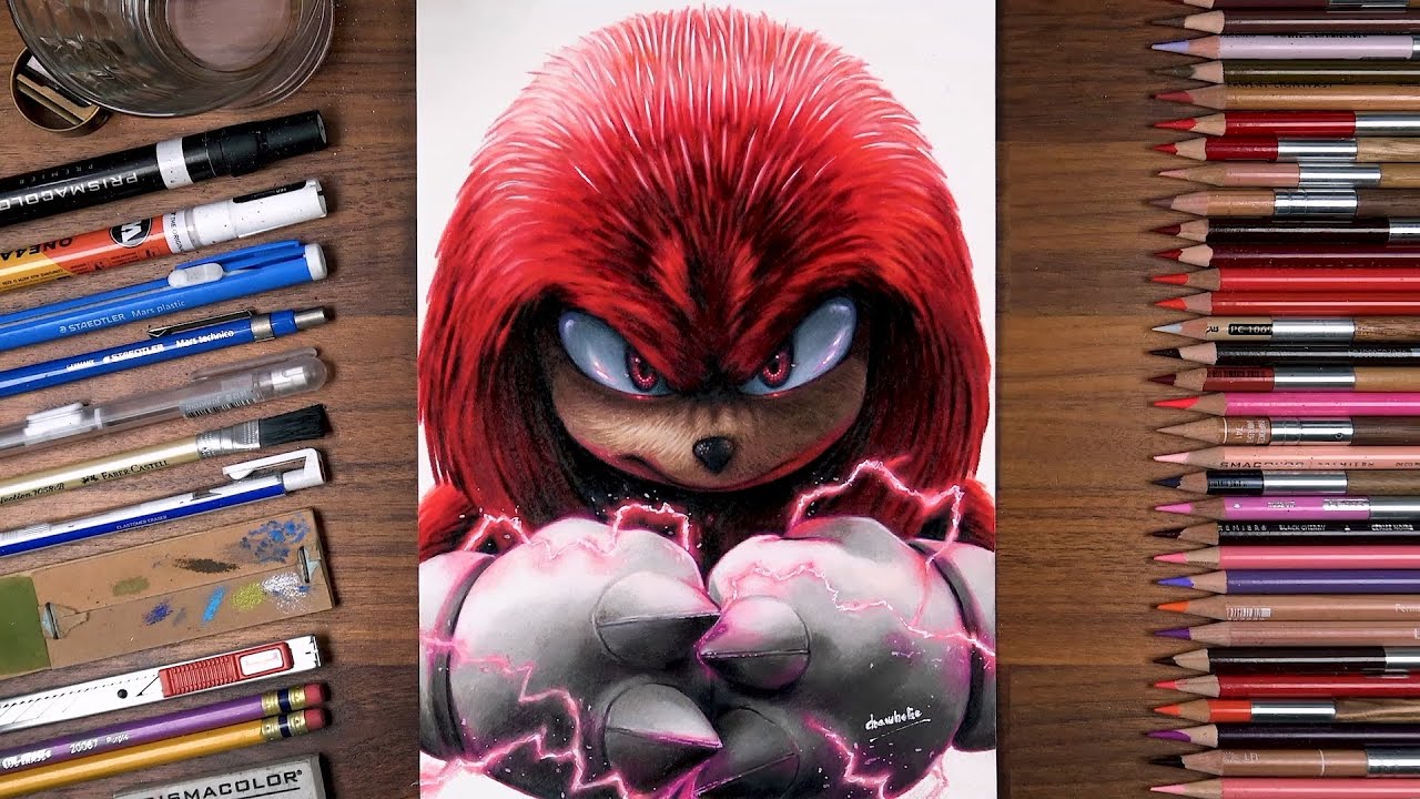 Knuckles The Echidna Drawings