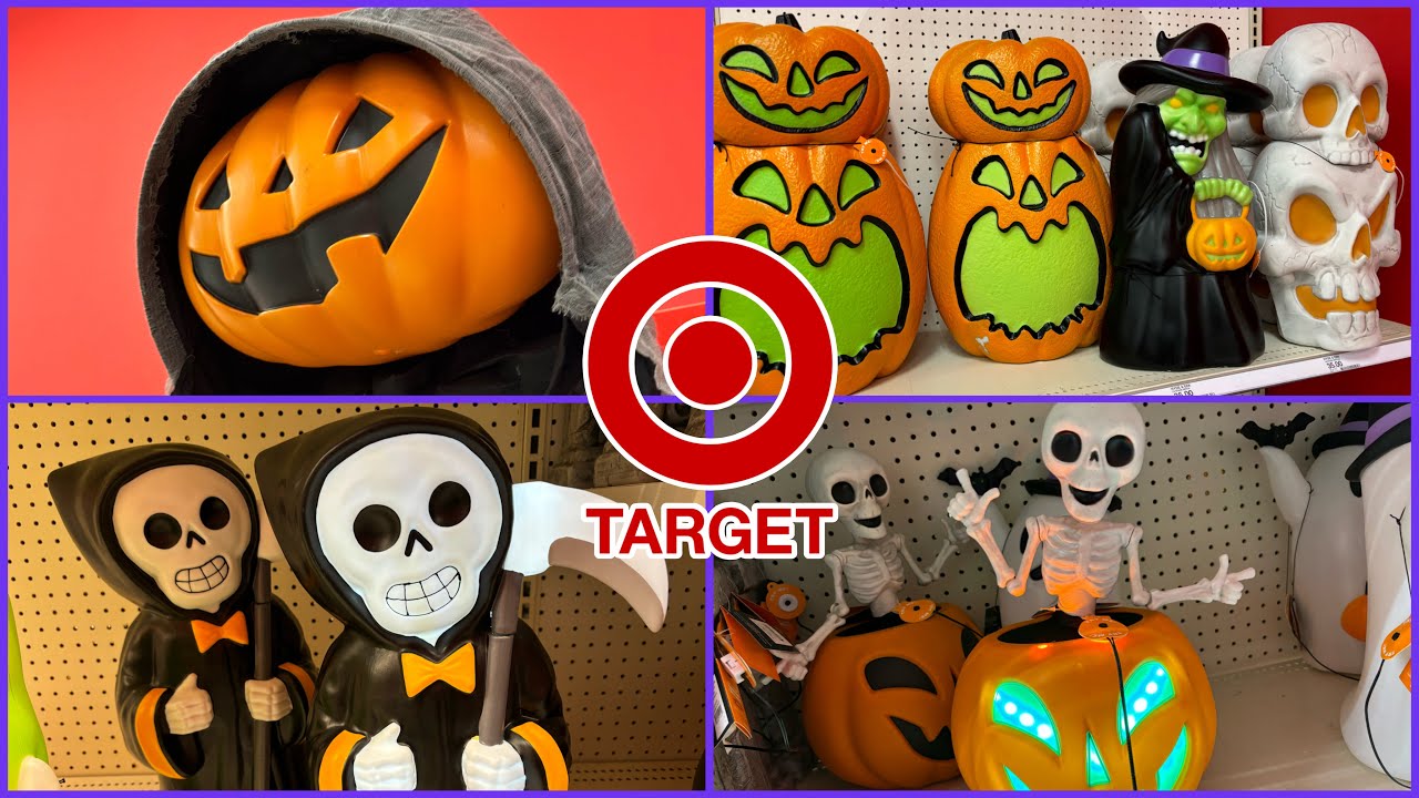 TARGET HALLOWEEN 2024 - 9/7/24 visit | Blowmolds, Animated Tabletops ...
