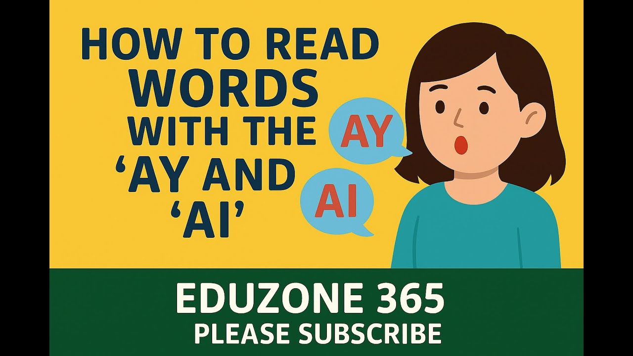 Learn to Read Words with AY & AI | Easy English Tips - YouTube