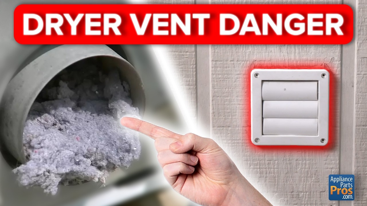 Don't Let LINT Buildup Turn Your Dryer into a FIRE HAZARD! - YouTube