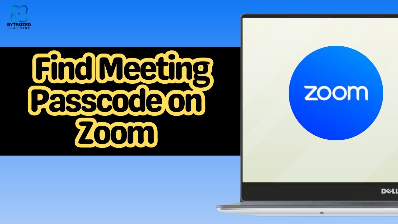 How to Find Meeting Passcode on Zoom - YouTube