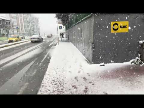 20 Şubat istanbul kar yağışı Karda yürüme