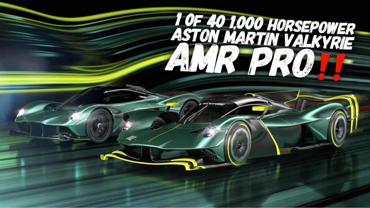 This Is The Aston Martin Valkyrie AMR Pro With 1000 Horsepower - YouTube